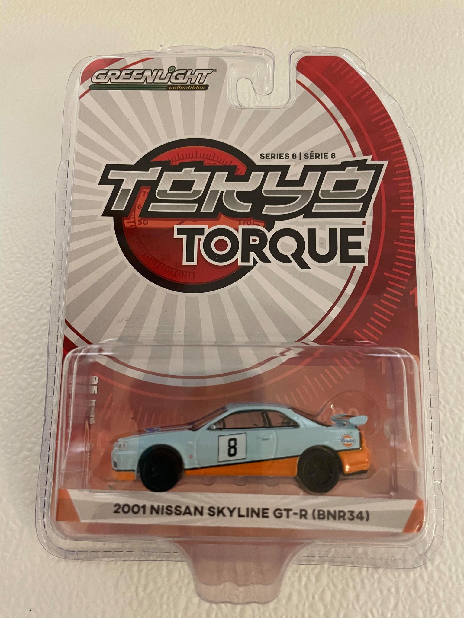 2001 Nissan Skyline GT-R ( BNR34 ) Gulf · Distribution Diecast64
