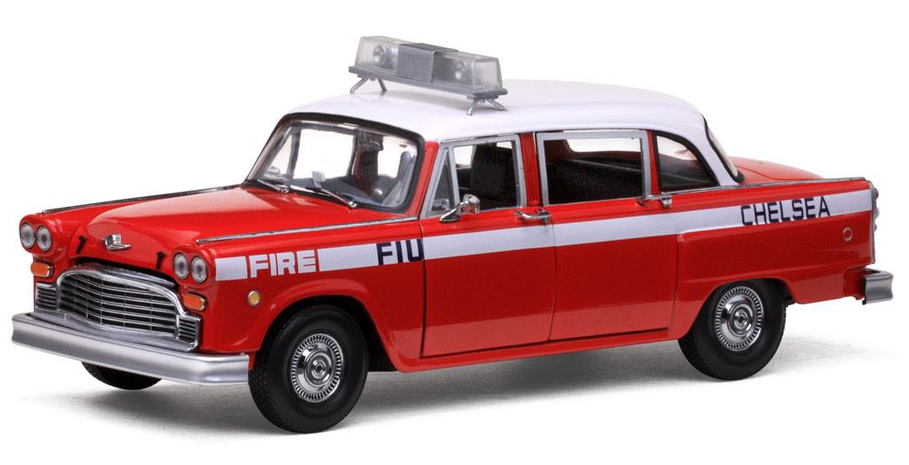 1981 Checker Taxicab - Chelsea Fire Engine · Distribution Diecast64