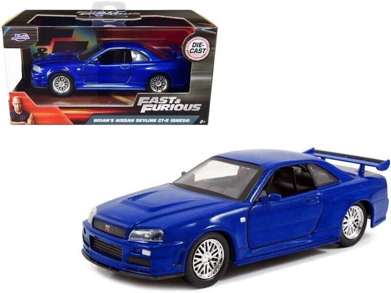 Brian's Nissan Skyline GT-R R34 - Fast & Furious · Distribution Diecast64