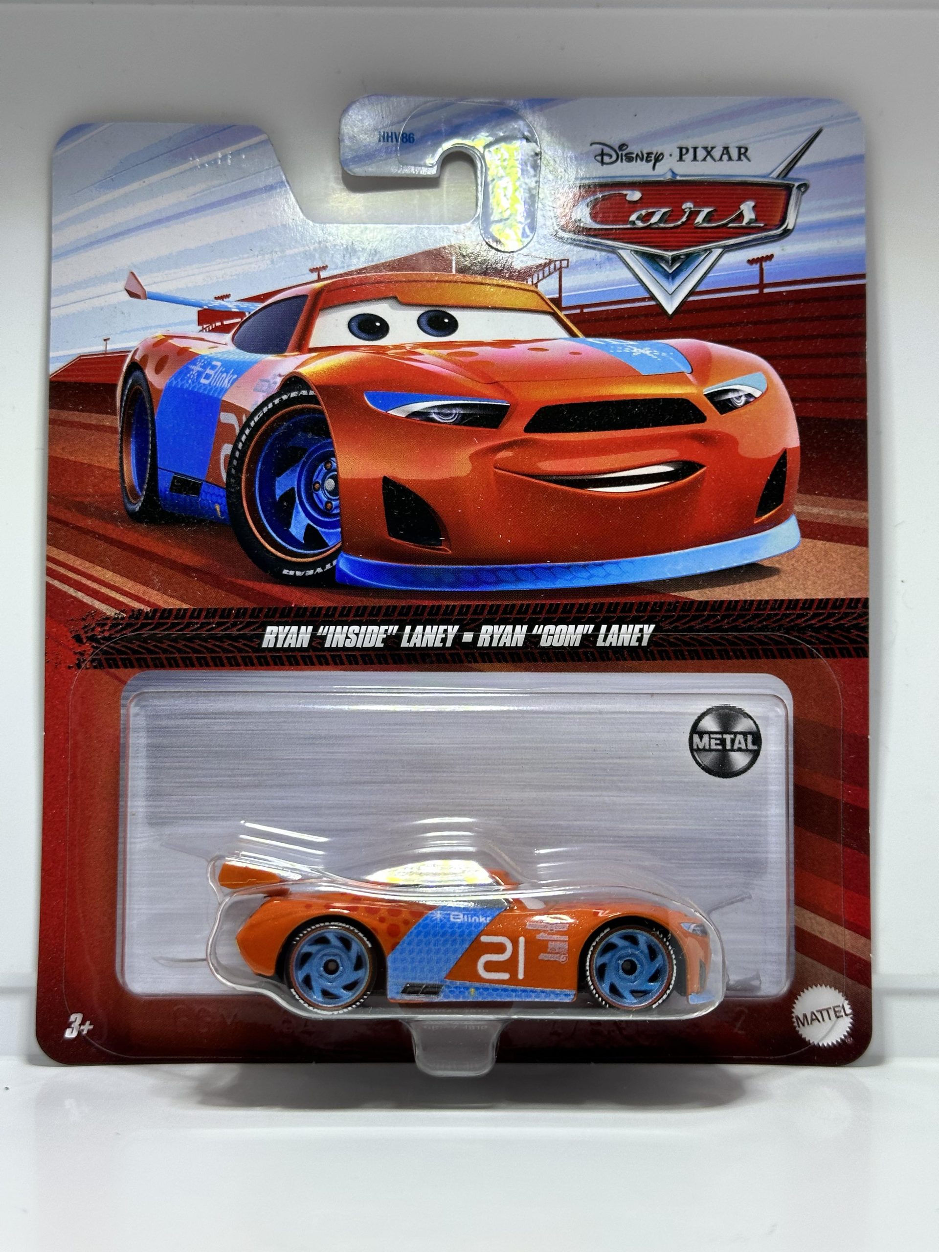 Ryan " Inside " Laney - Disney Pixar Cars · Distribution Diecast64