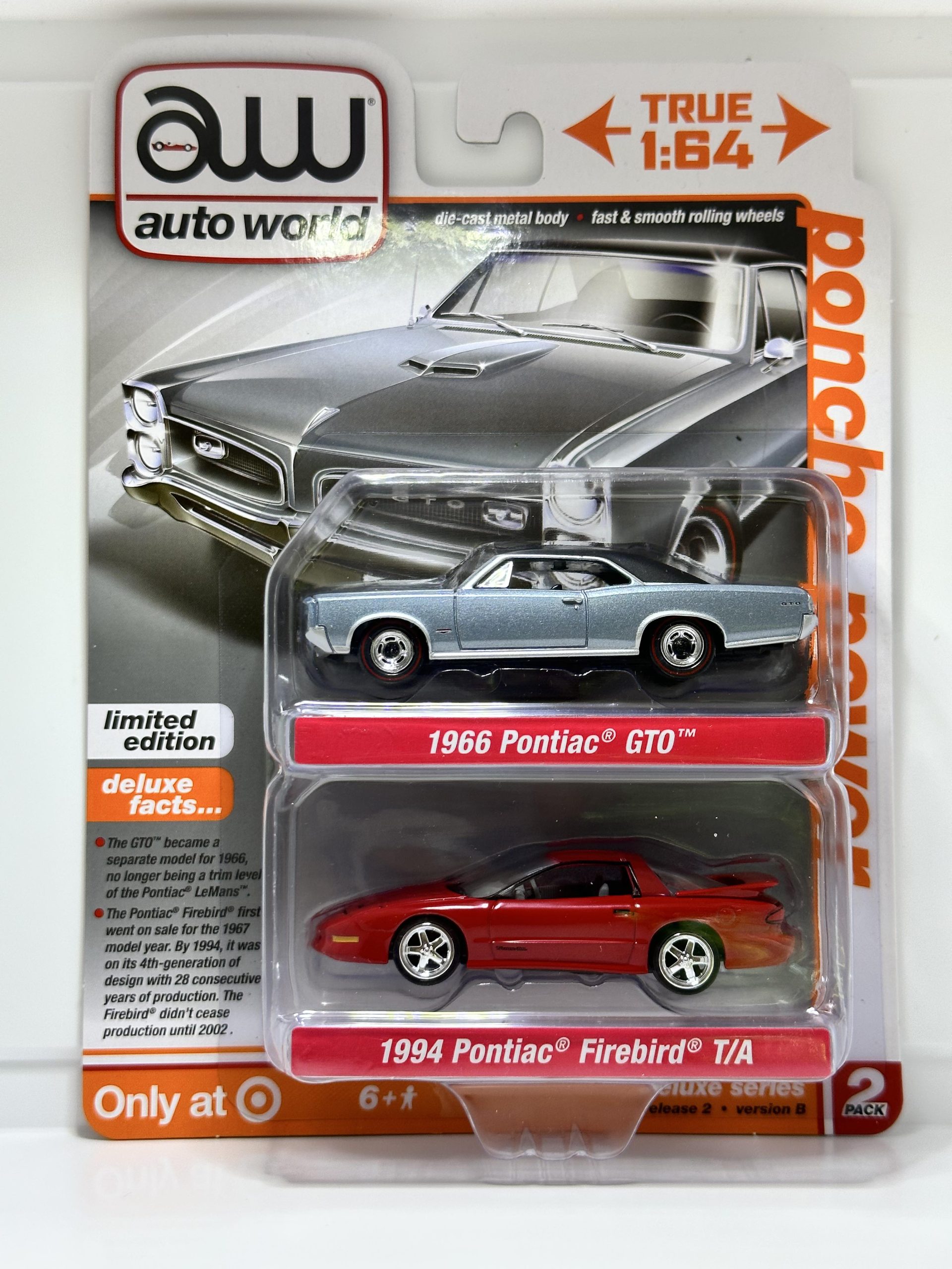 1994 Pontiac Firebird T/A & 1966 Pontiac GTO - Target Exclusif ...