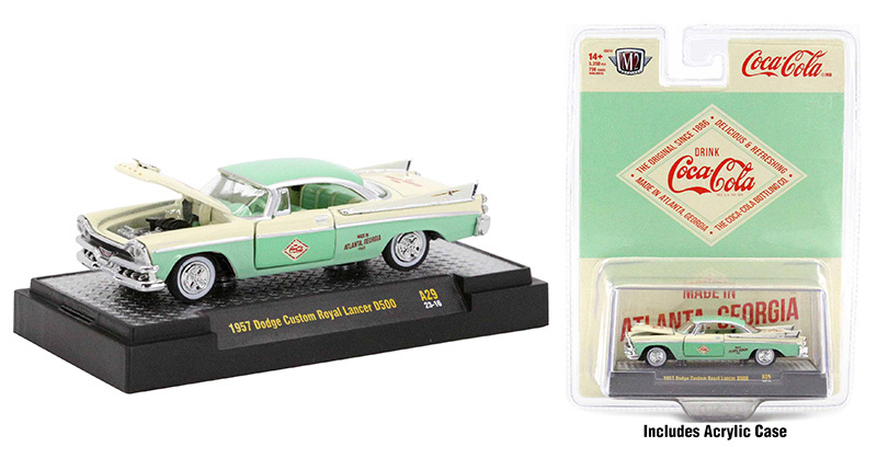 1957 Dodge Custom Royal Lancer D500 - Coca-Cola · Distribution Diecast64