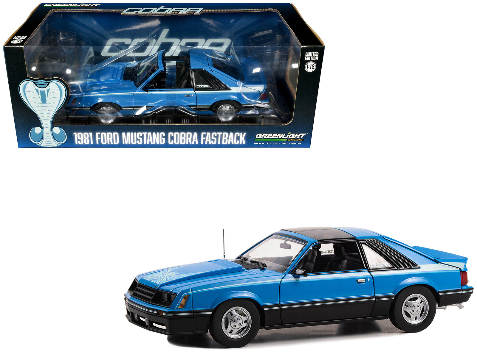 1981 Ford Mustang Cobra Fastback · Distribution Diecast64
