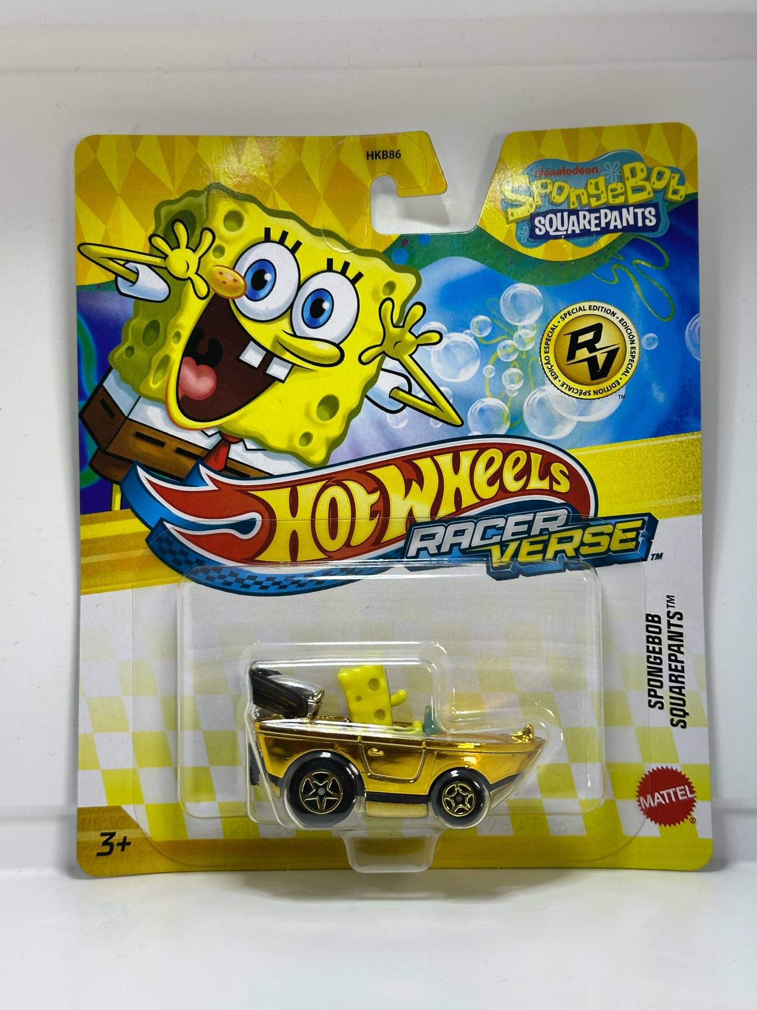 Spongebob Squarepants - Chase - Racer Verse · Distribution Diecast64
