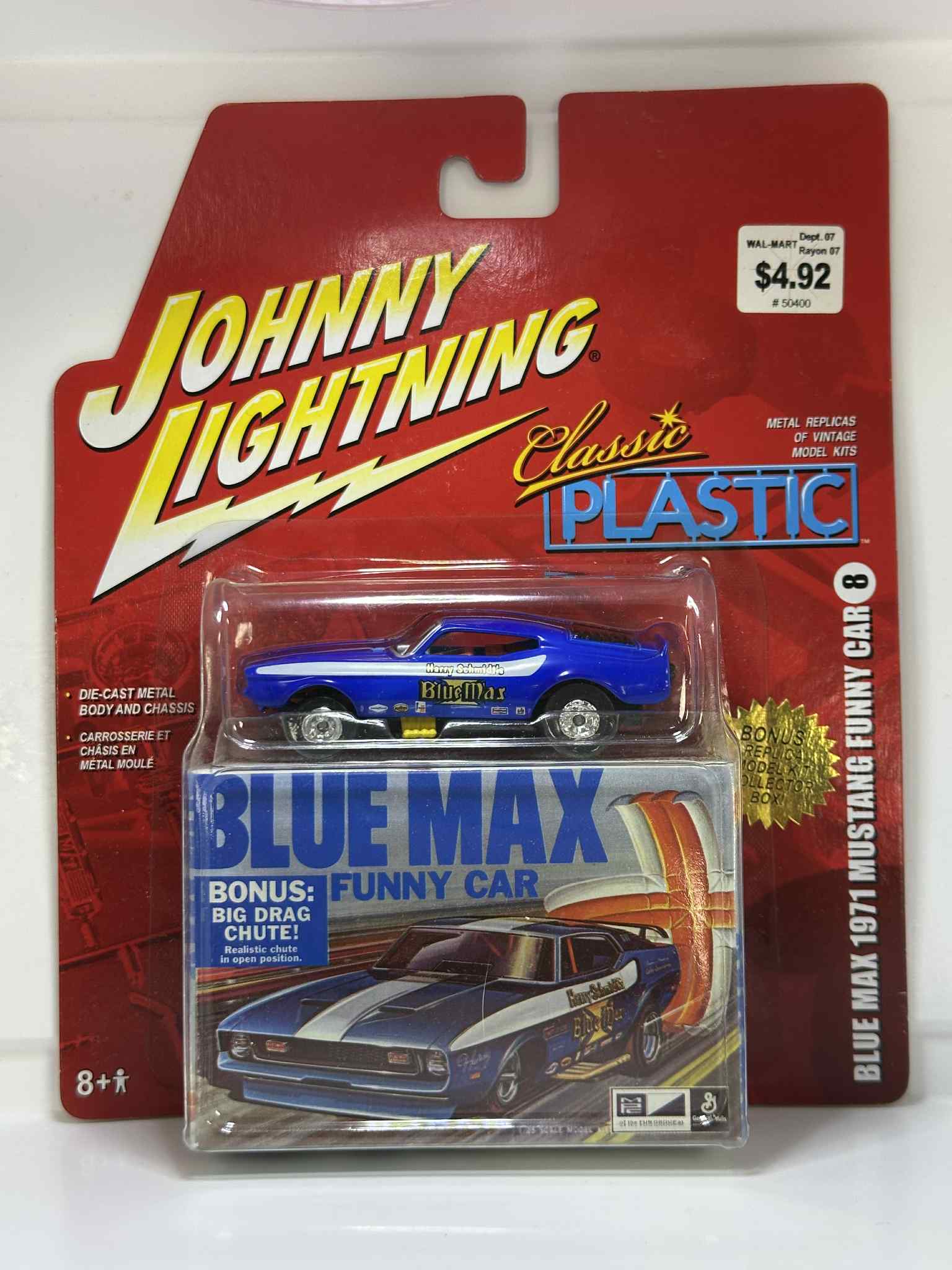 Blue Max 1971 Mustang Funny Car · Distribution Diecast64